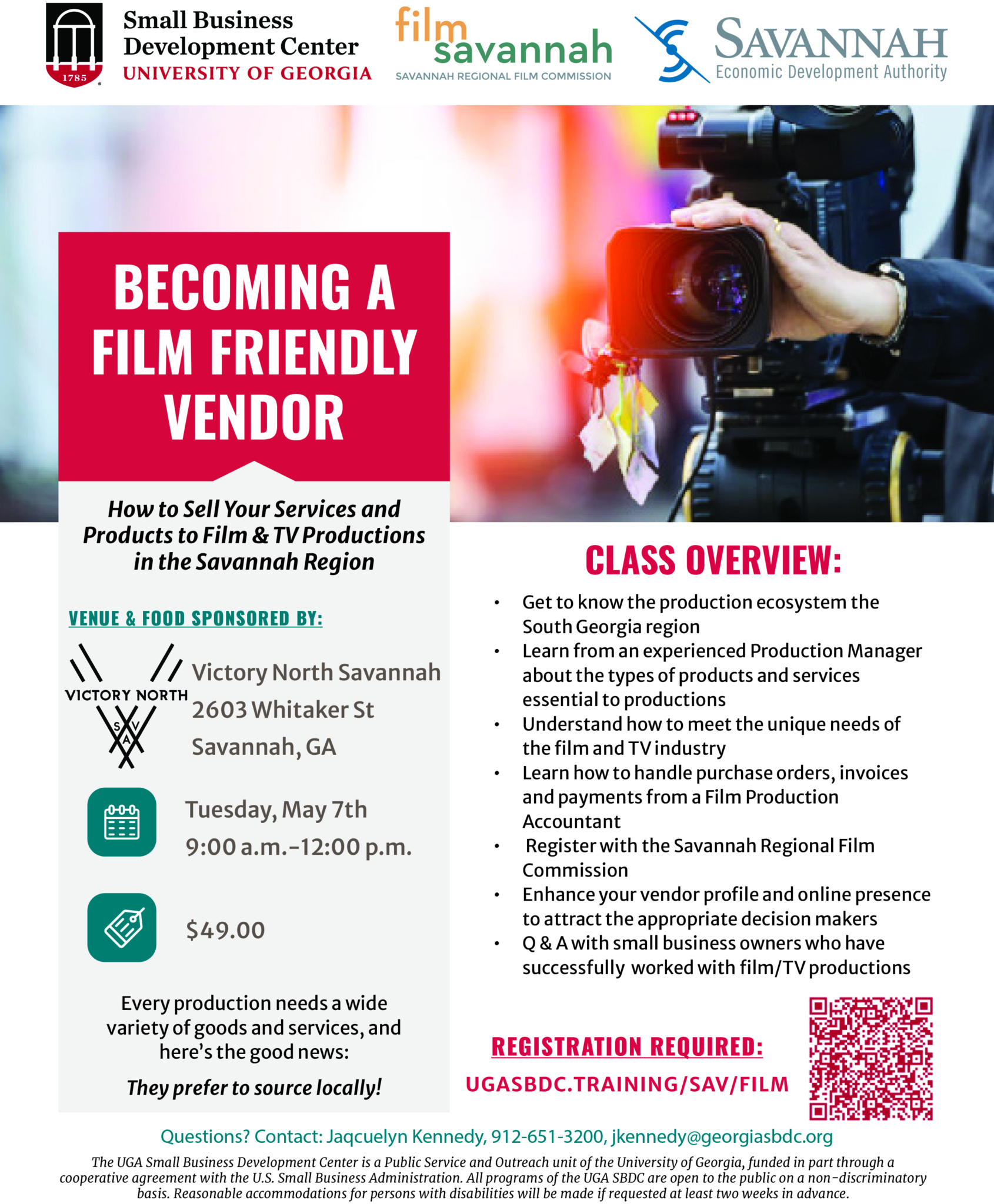 Becoming a Film Friendly Vendor - Film Savannah