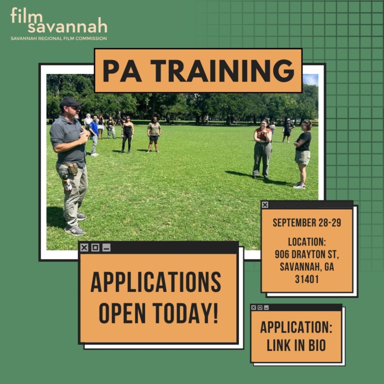 PA Training Class: Sept 28th-29th - Film Savannah